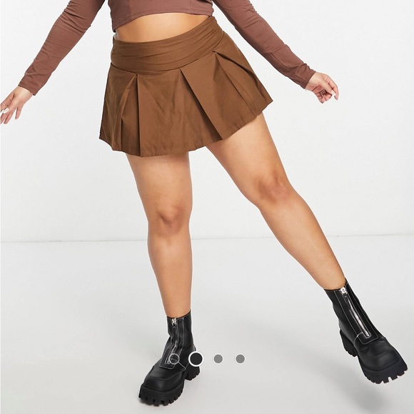 ASOS Curve | Skirts | Y2k Pleated Skort | Poshmark